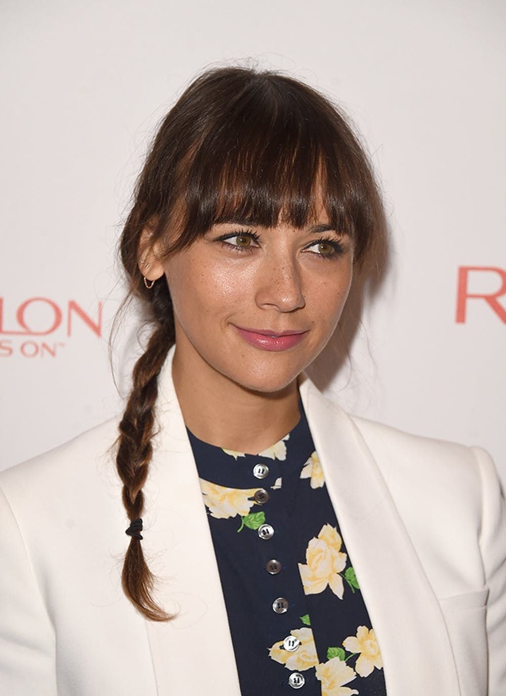 Rashida Jones Straight Bangs
