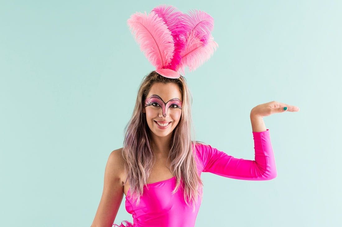 Flamingo Costume Makeup