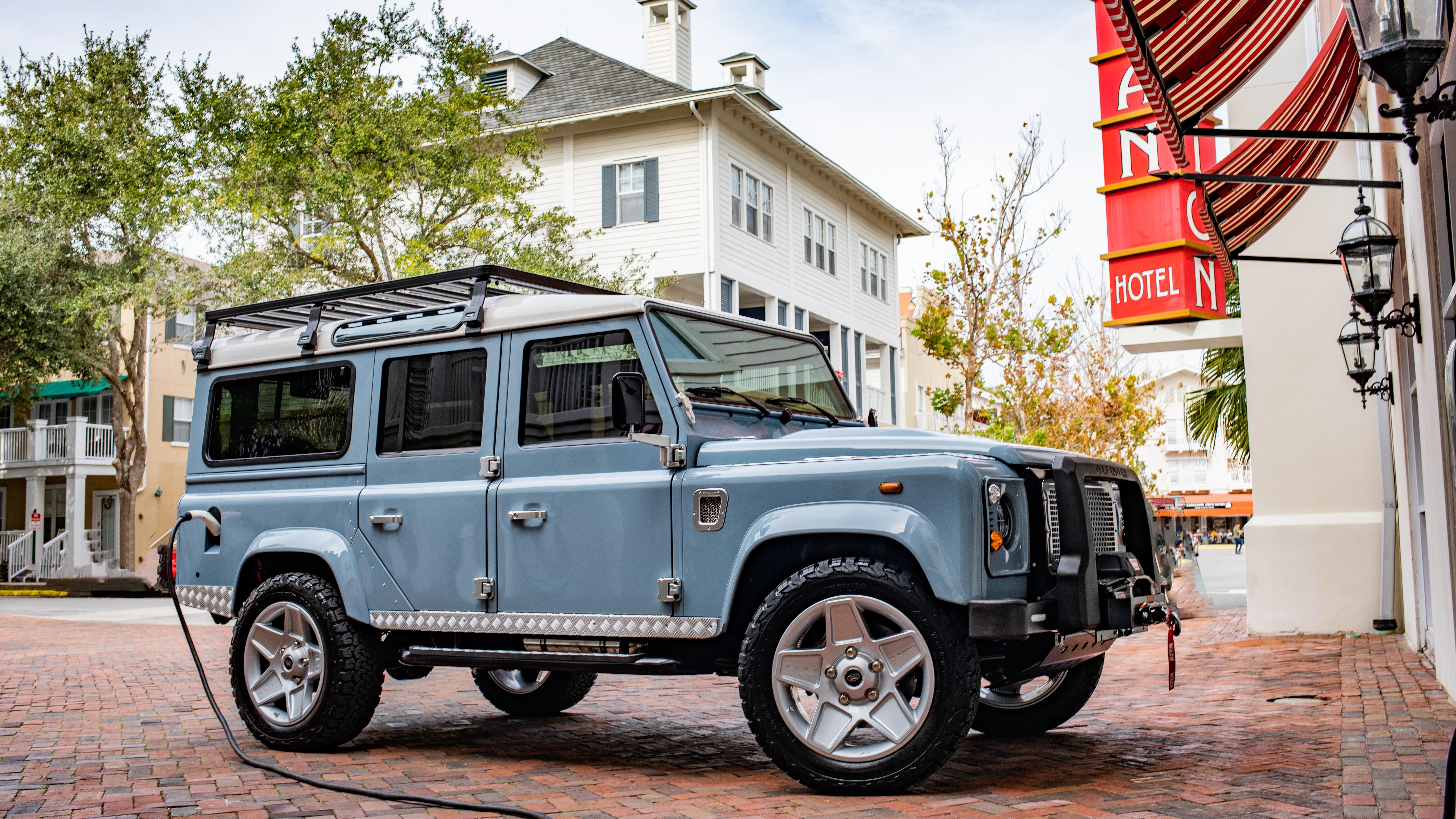 Tesla land rover store