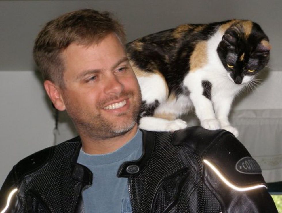 Men Who Proudly Carry Their Shoulder Cat - Love Meow