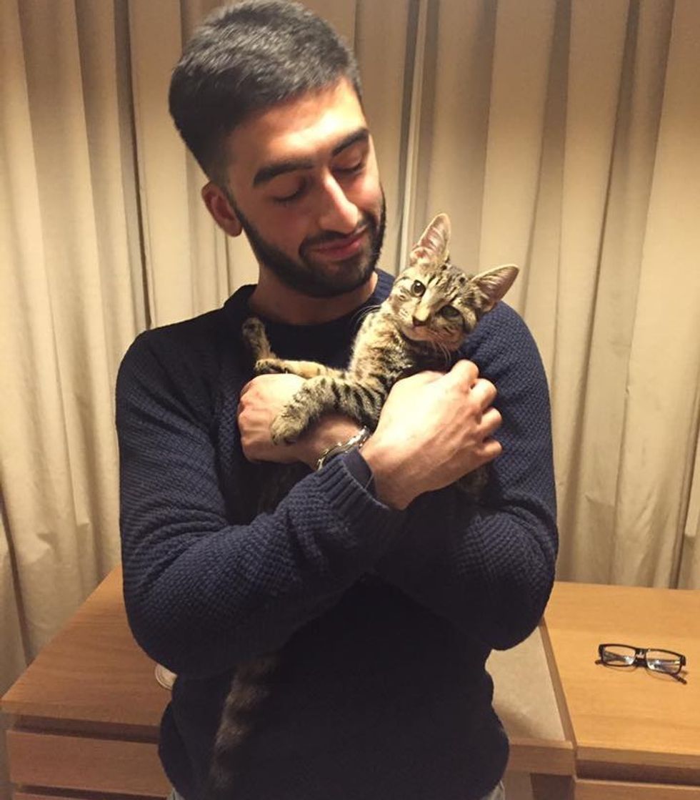 Man Reunited with His Beloved Cat After Terrible Car Crash - Love Meow