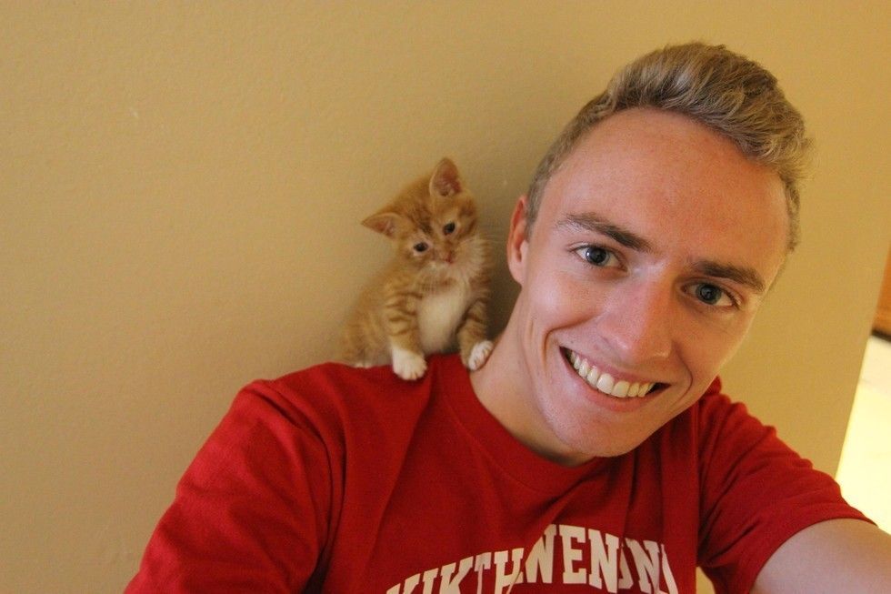 Man Saves Crying Kitten Found on His Doorstep, the Kitty Wouldn't Let ...