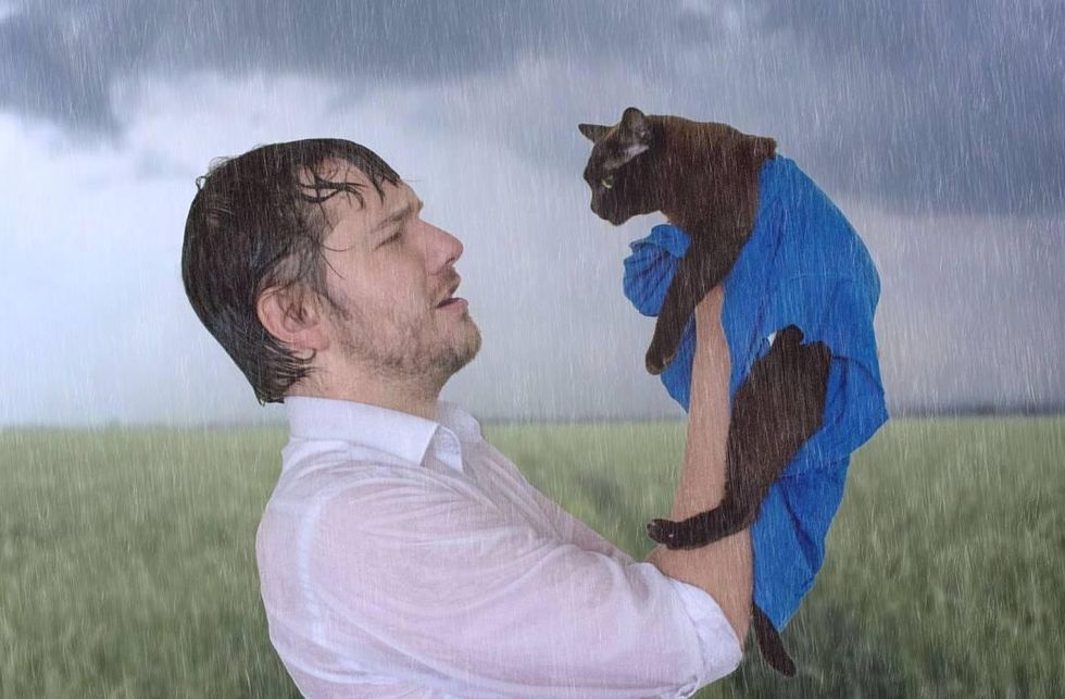 Guy and His Cats Recreate Famous Movie Scenes Together.. - Love Meow