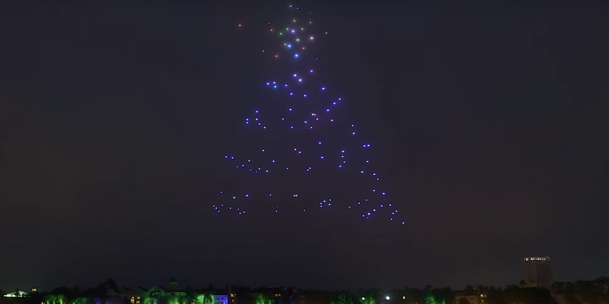 Drone shows vs fireworks: Quadcopters light up the skies - Gearbrain