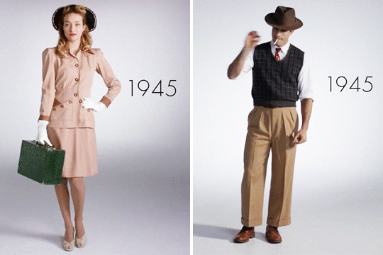 100 Years Of Fashion & Fads