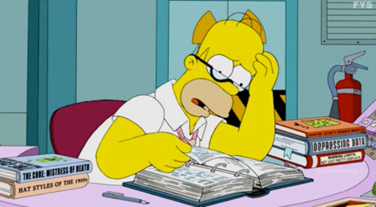 7 Emotions You Feel In Math Class, As Told By Homer Simpson