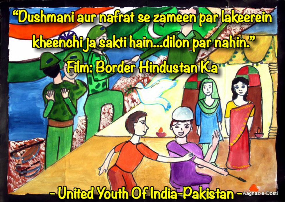 20 Images That Promote Peace Between Pakistan And India