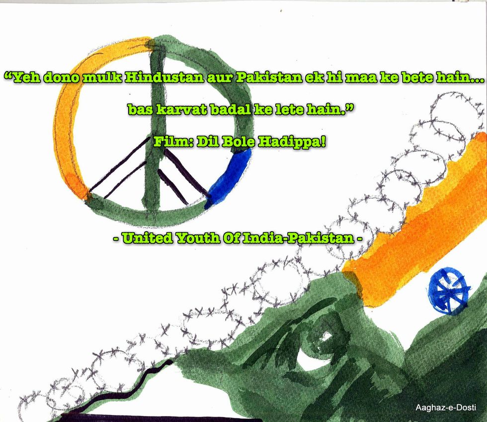 20 Images That Promote Peace Between Pakistan And India