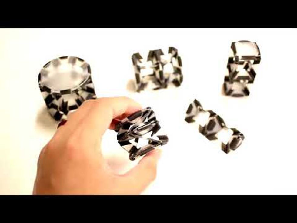 OrigamiBot is a soft robot that folds and moves like paper designs ...