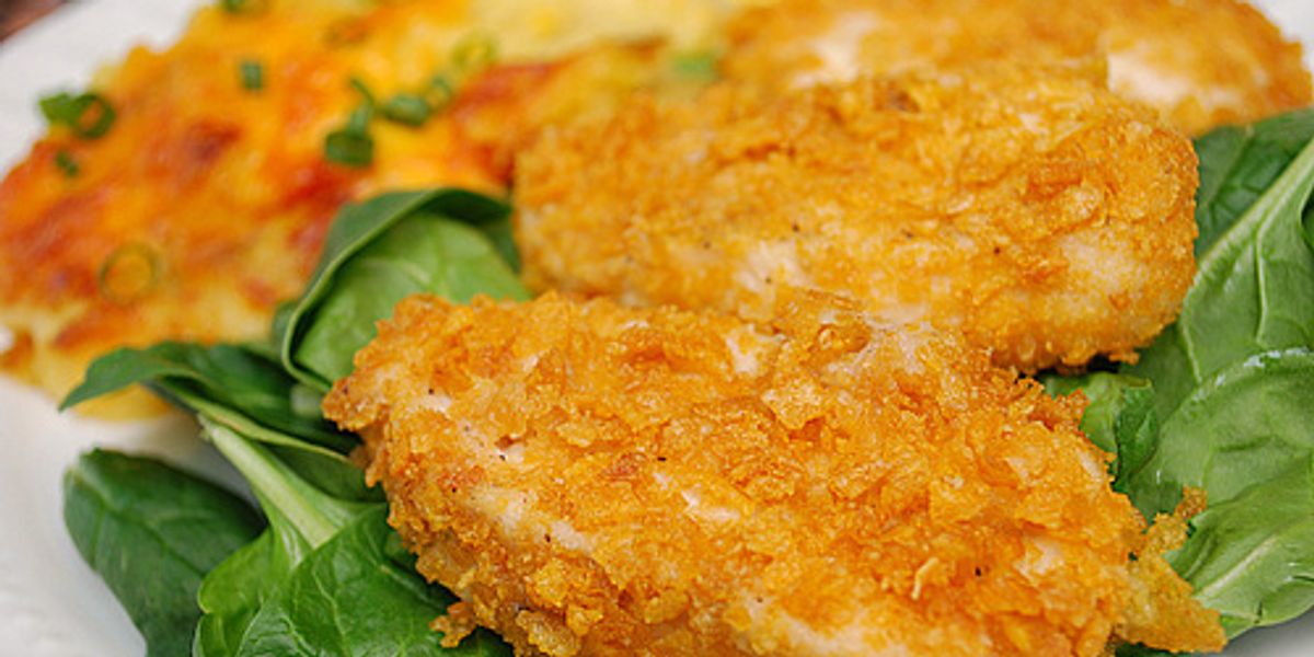 Crispy Baked Cornflake Chicken - My Recipe Magic