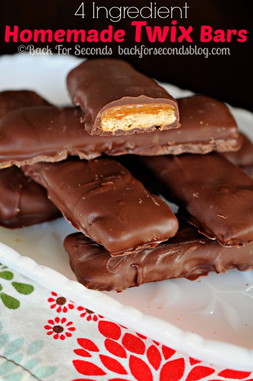 Easy 4 Ingredient Twix Bars - My Recipe Magic