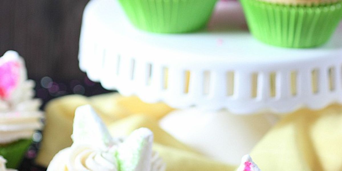 ORANGE VANILLA BEAN EASTER BUNNY CUPCAKES - My Recipe Magic