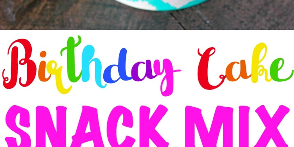 Birthday Cake Snack Mix - My Recipe Magic