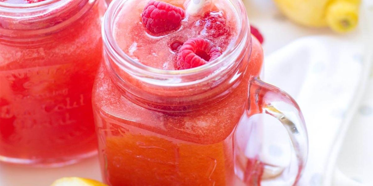 Peach Raspberry Lemonade - My Recipe Magic