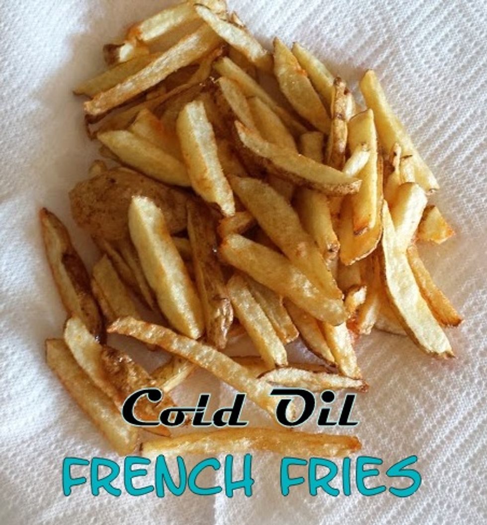 Cold Oil French Fries - My Recipe Magic