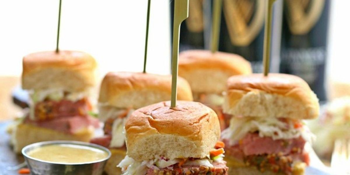 Corned Beef and Cabbage Sliders - My Recipe Magic