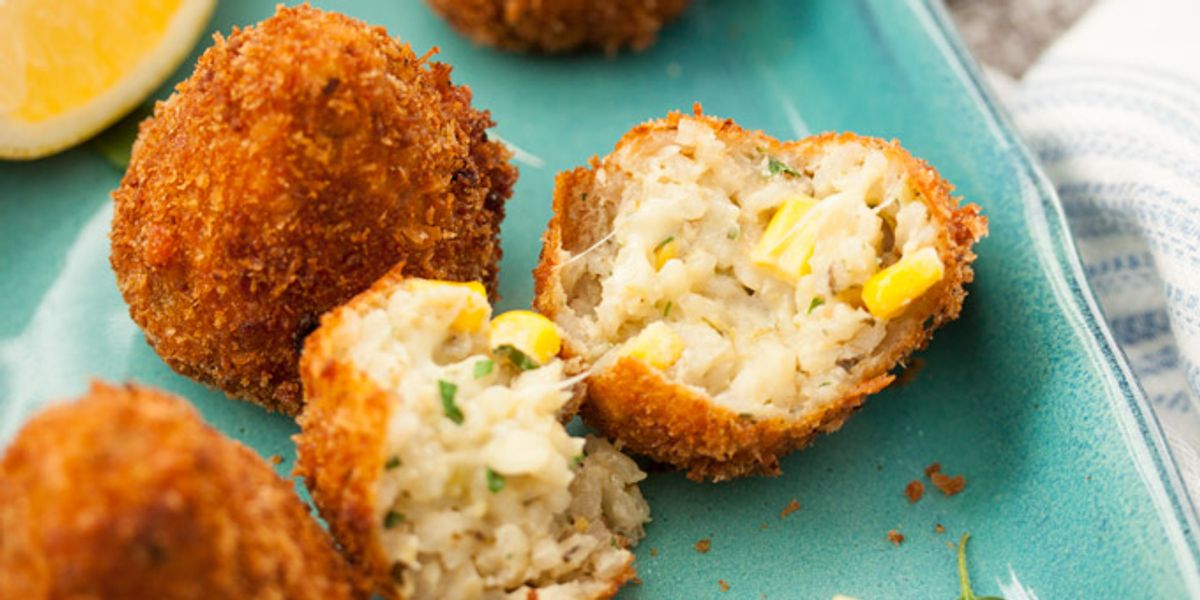 Sweet Corn Arancini - My Recipe Magic