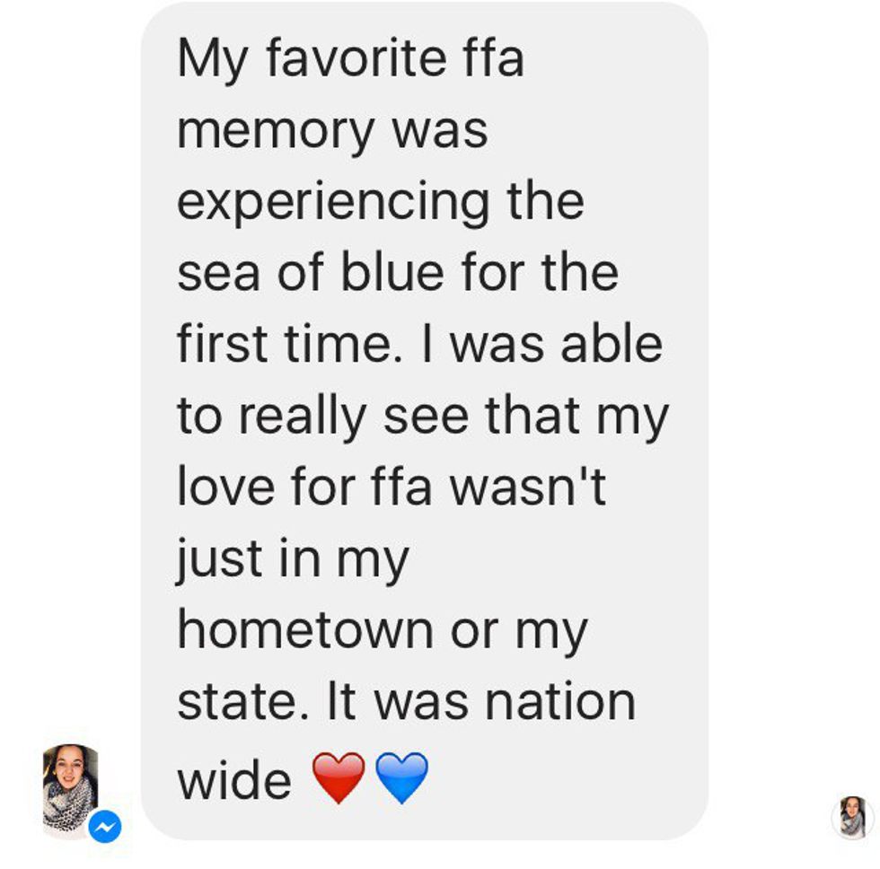 Thank You FFA For All The Memories