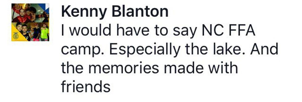 Thank You FFA For All The Memories