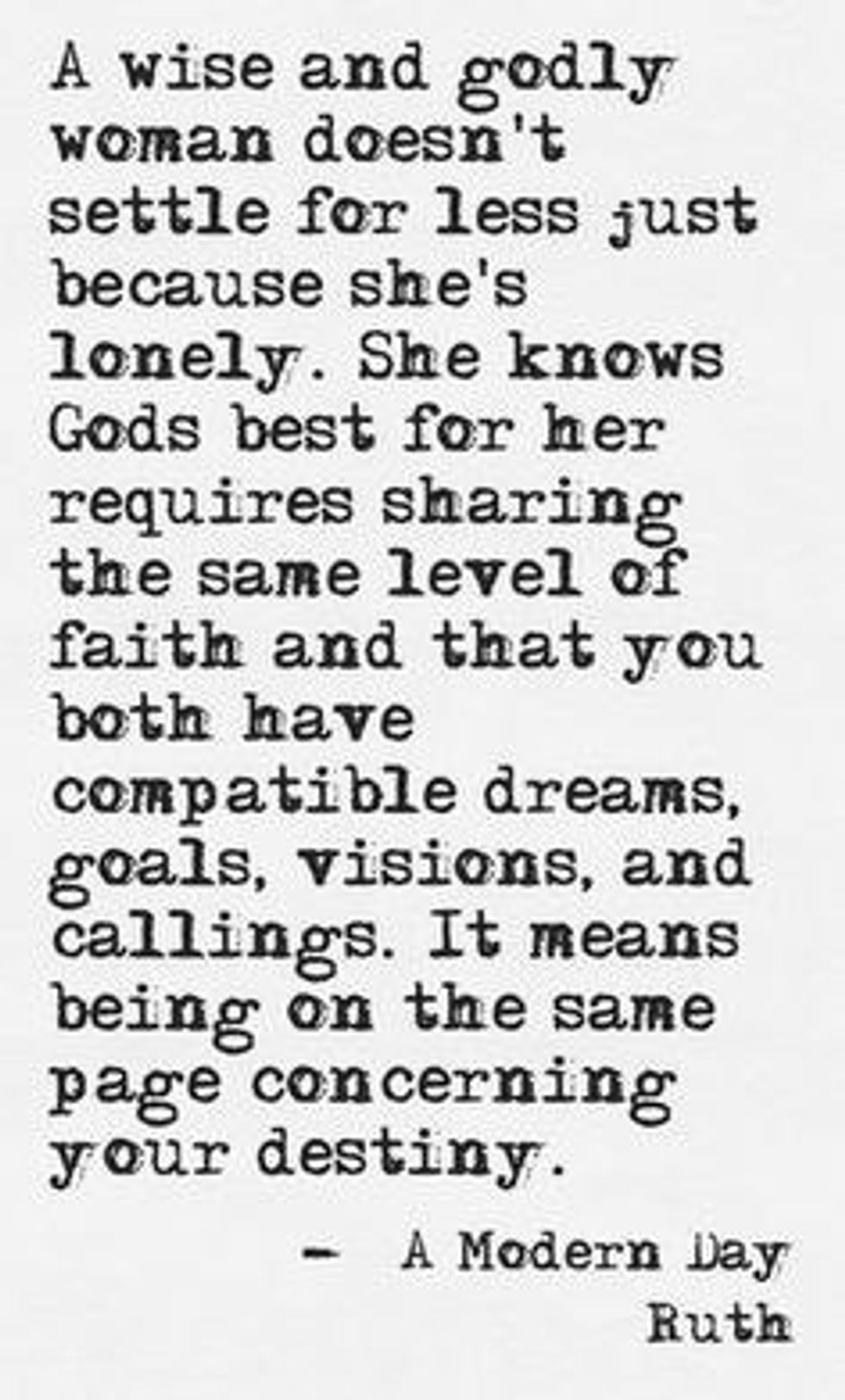 The Modern Day Ruth And Boaz