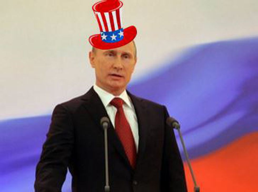 Sweet Revenge: Here Are 10 Photos Of Vladimir Putin Wearing Silly Hats