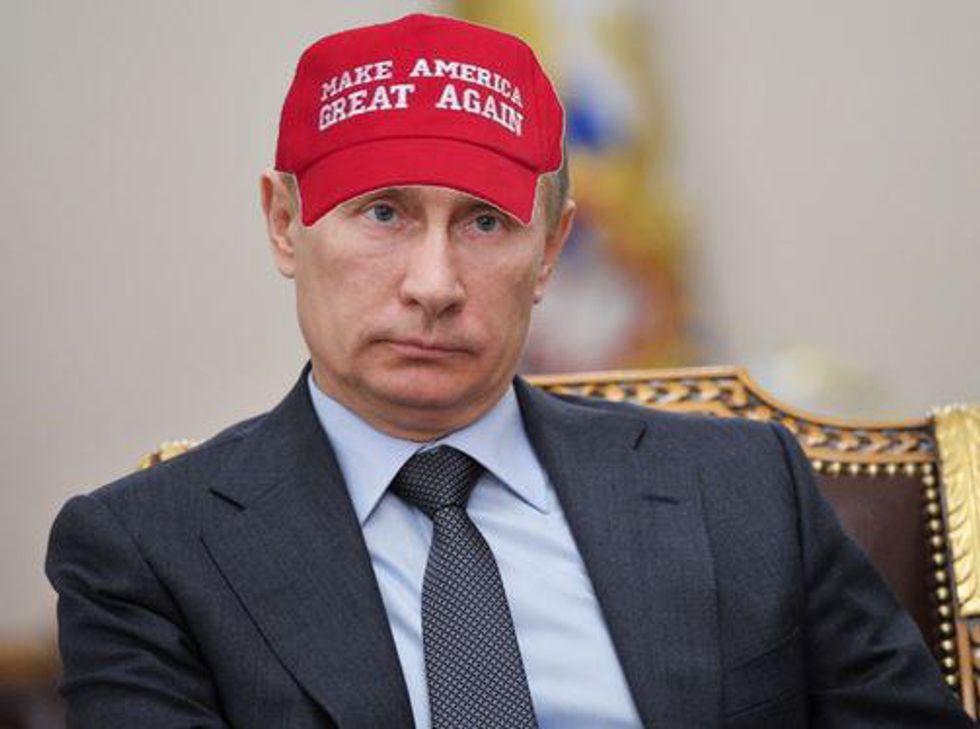 Sweet Revenge: Here Are 10 Photos Of Vladimir Putin Wearing Silly Hats