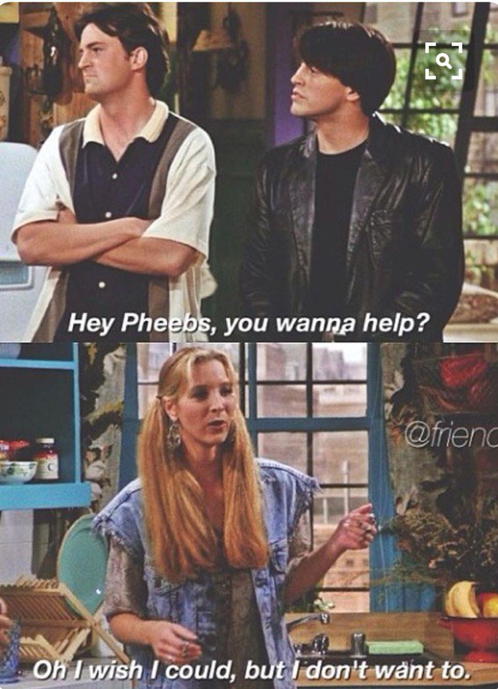 Being Home For The Holidays, As Shown By The Friends Gang