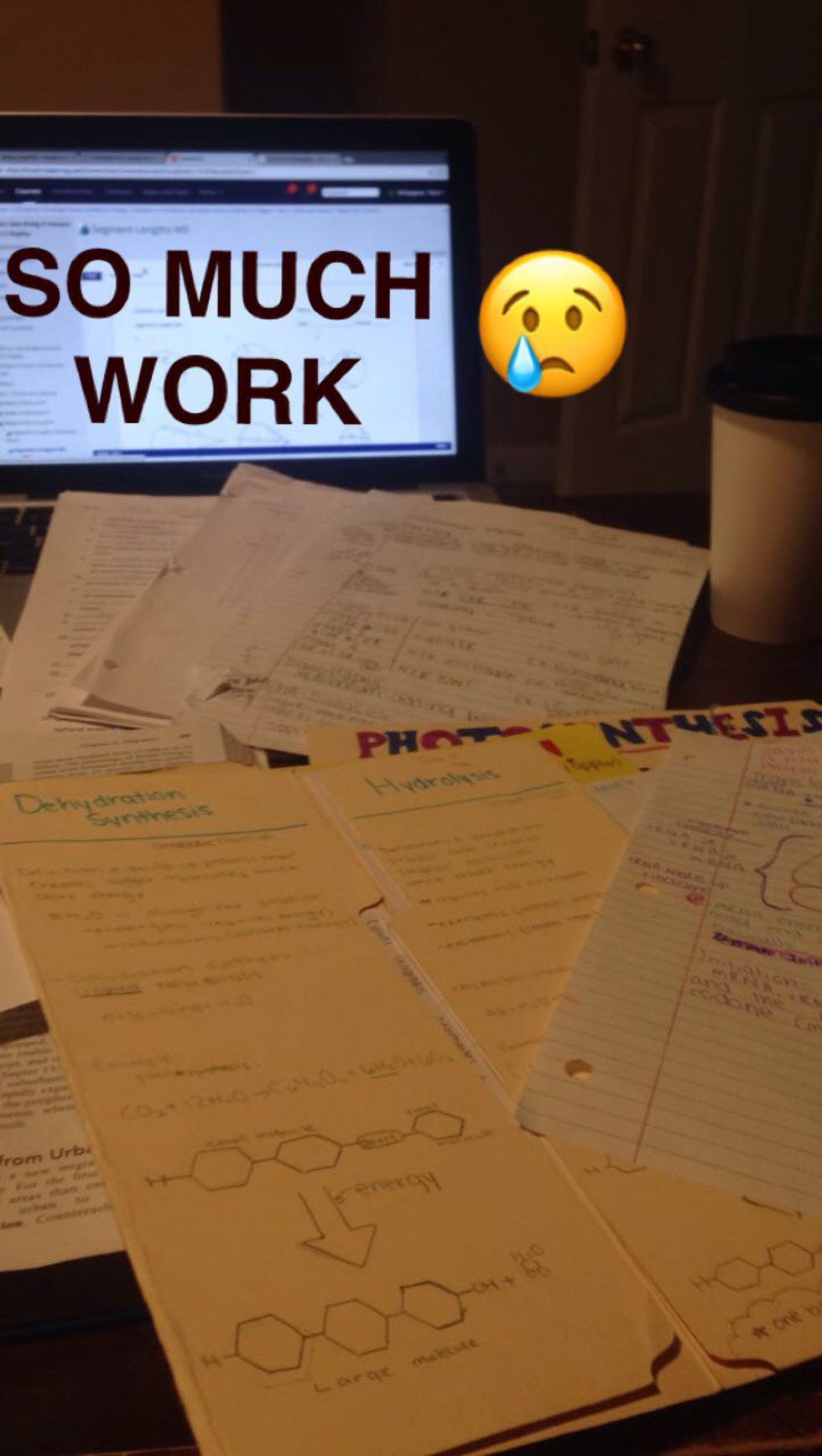 10 Pictures All Students Recieve On Snapchat During Finals Season