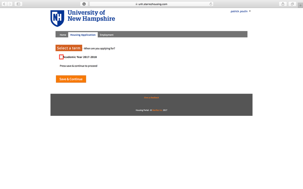 Step By Step Guide: UNH Freshman Housing Application