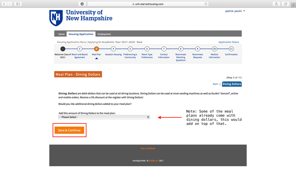 Step By Step Guide: UNH Freshman Housing Application