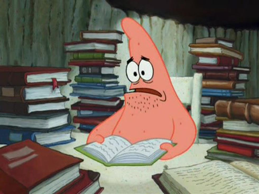 Taking Your Finals As Told By Patrick Star