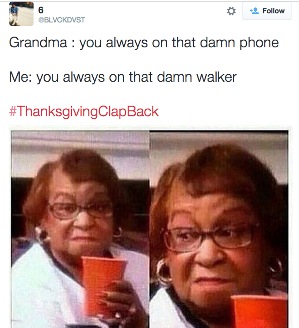 The 5 Most Relatable Thanksgiving Memes And Clapbacks