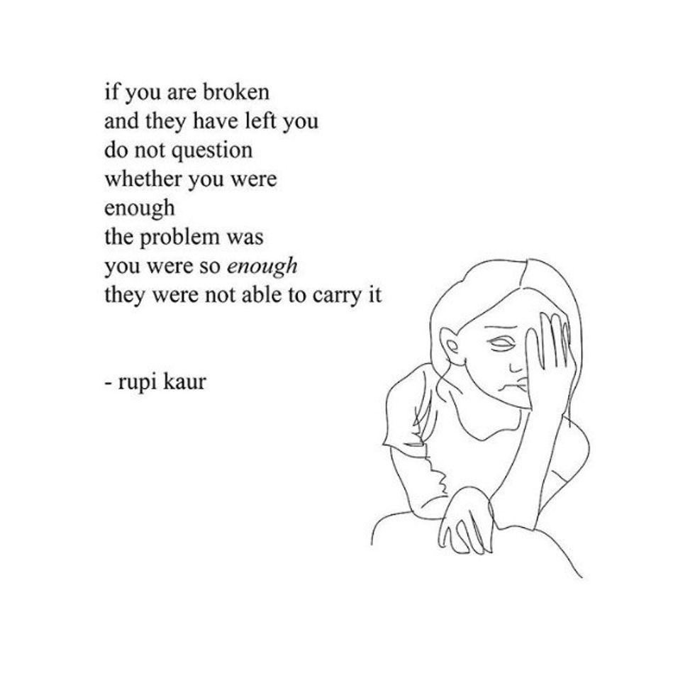 10 Rupi Kaur Poems For A Broken Heart