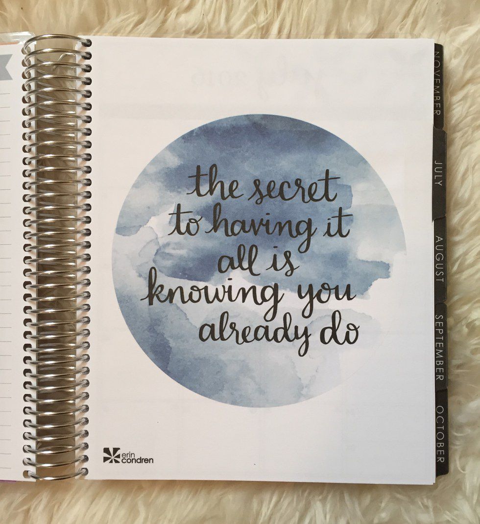Peek Inside My Erin Condren Planner