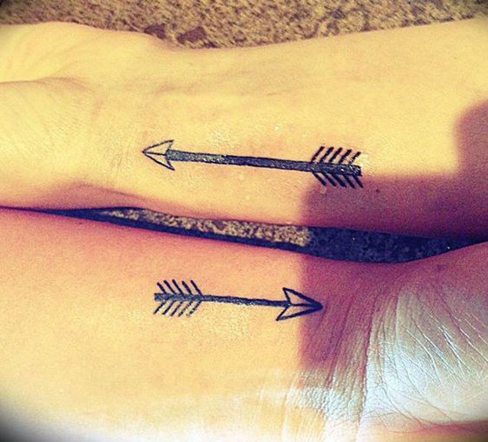 10 Matching Tattoo Ideas For You and Your Bestie