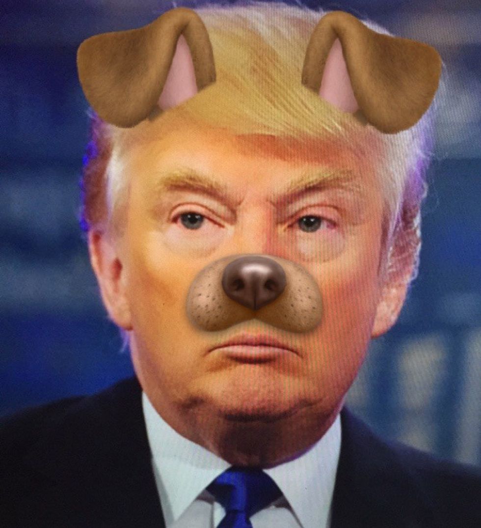 Snapchat Filters Featuring Donald Trump