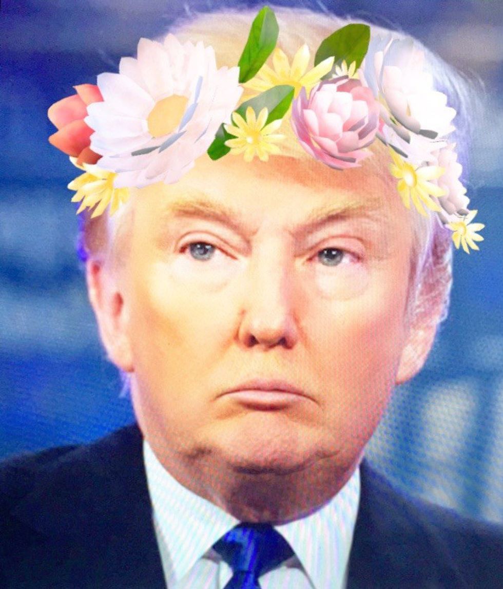 Snapchat Filters Featuring Donald Trump
