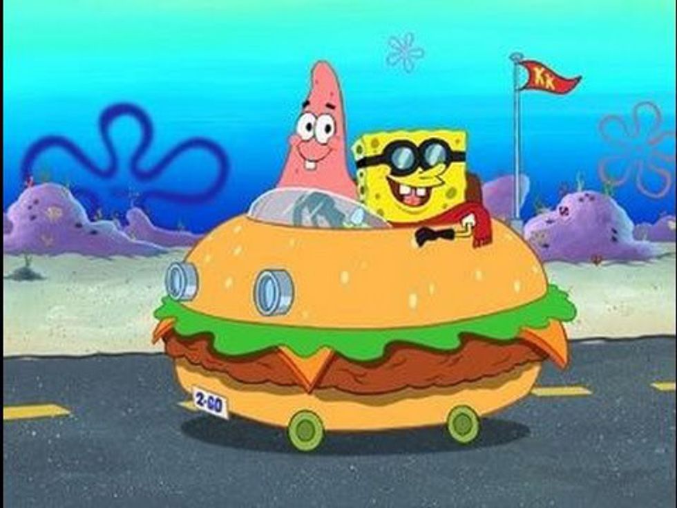 13 Experiences Of A Road Trip As Told By Spongebob