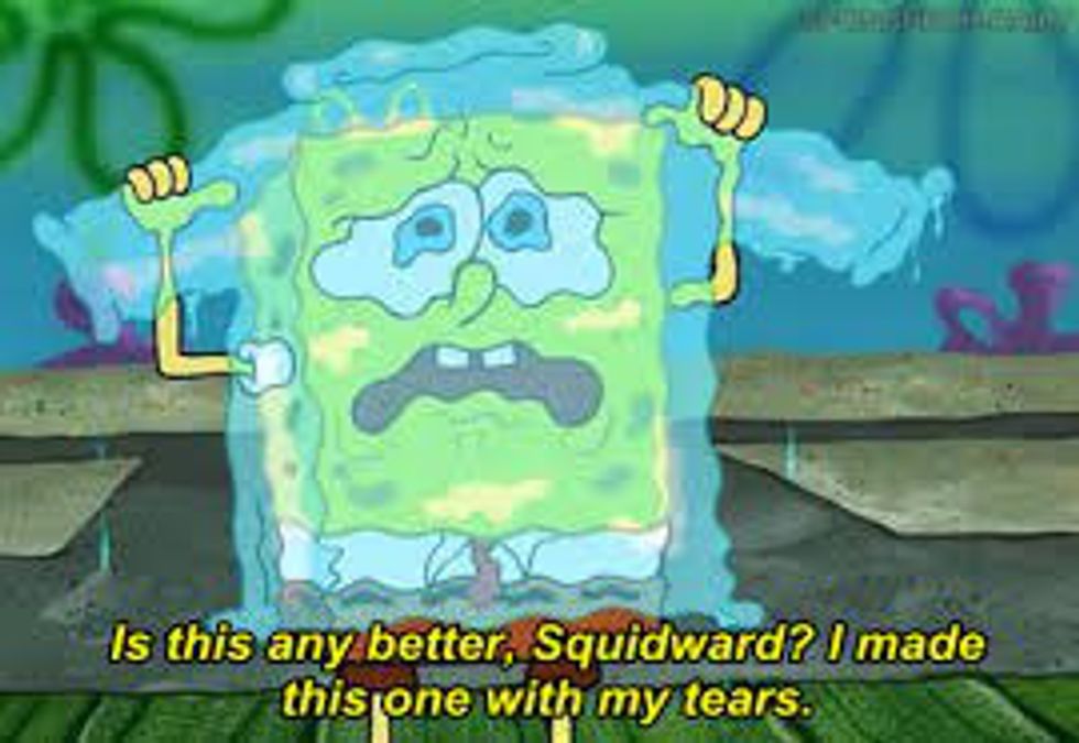 Life Of A Science Major, As Told By SpongeBob Squarepants