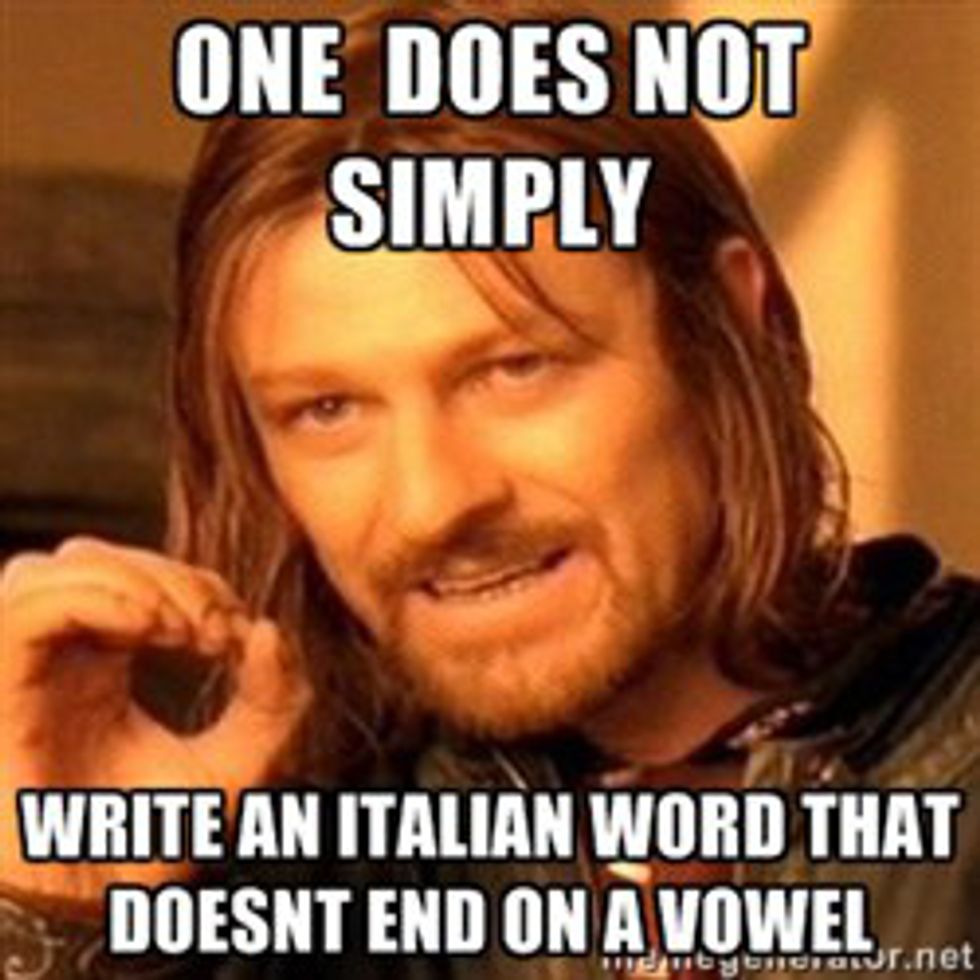 25 Signs You Are Italian