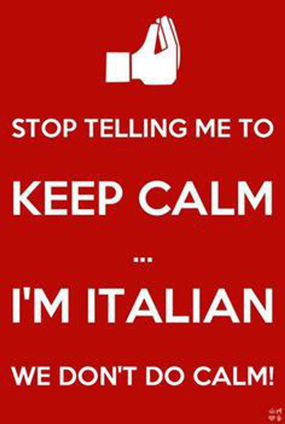 25 Signs You Are Italian