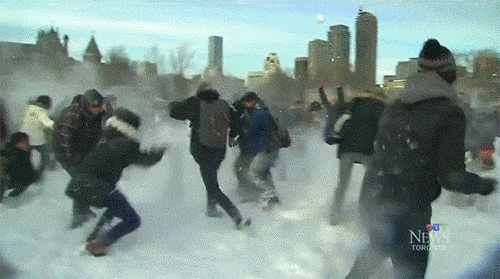 College Snow Day Bucket List