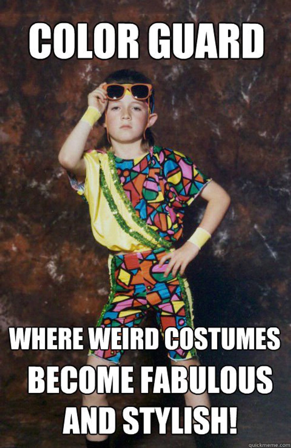 15 Signs You Are In The Colorguard