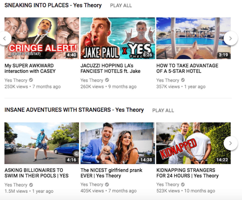 YouTube's "Yes Theory" Wants You To Go On An Adventure Every Day