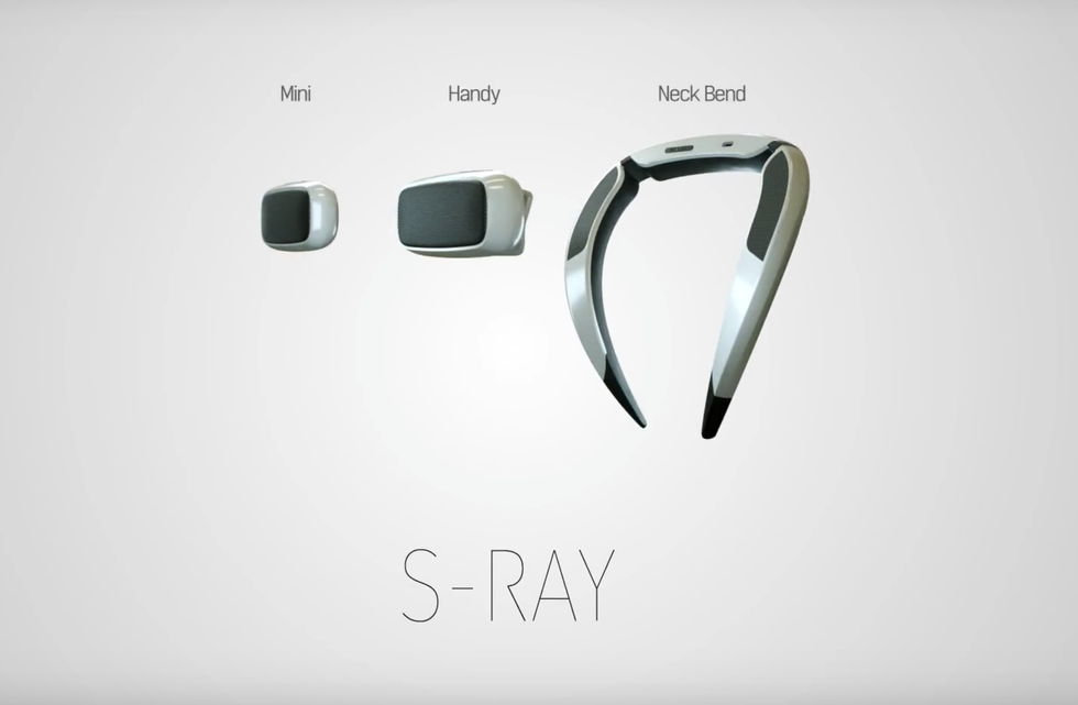 Samsung S-Ray smart speakers beam sound straight to your ears - Gearbrain