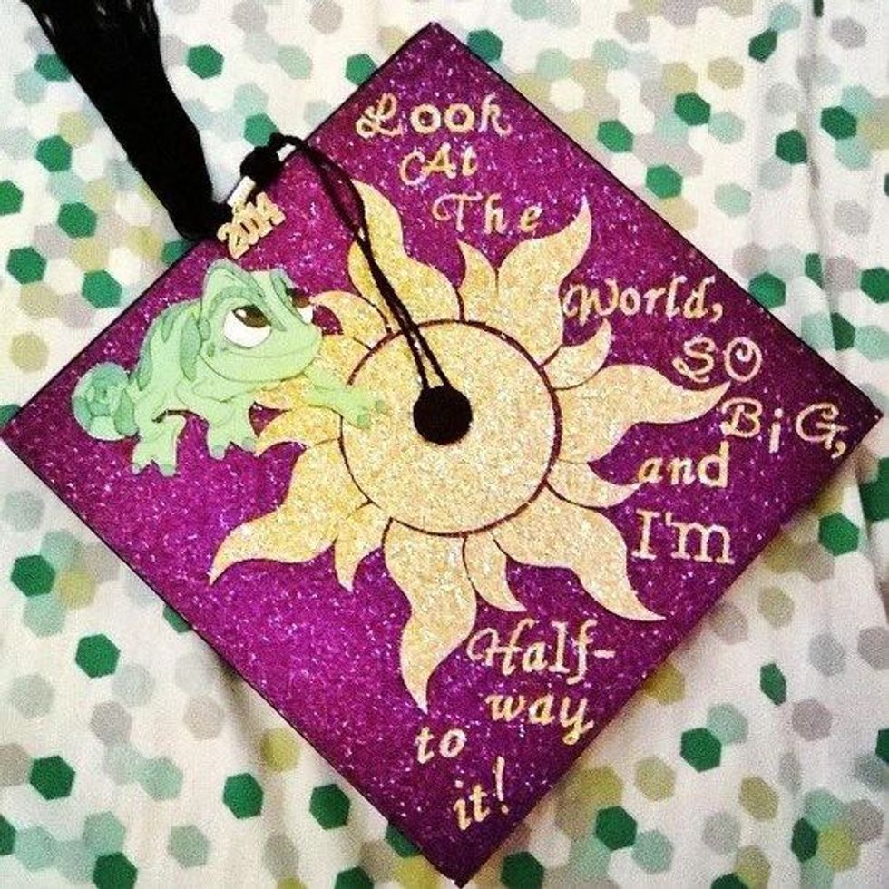 35 Graduation Cap Decorating Ideas For Disney Lovers