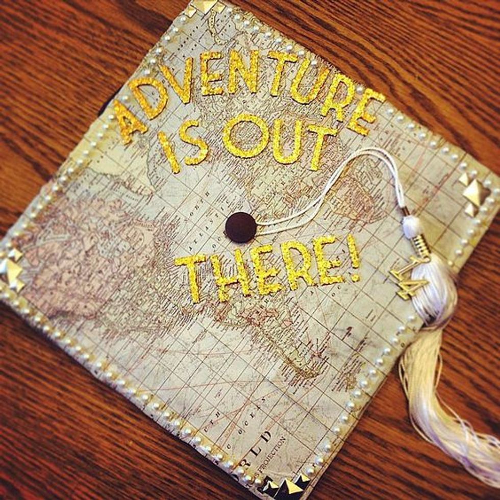 23 Grad Cap Decorating Ideas For Travel-Obsessed Grads