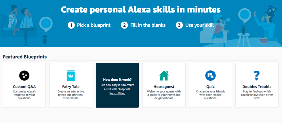 Alexa Blueprint will help you build your first Alexa Skill - Gearbrain