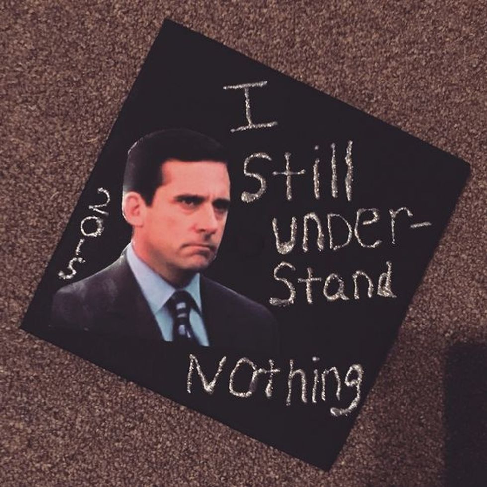 12 Graduation Cap Decorating Ideas For The Ultimate "The Office" Fan