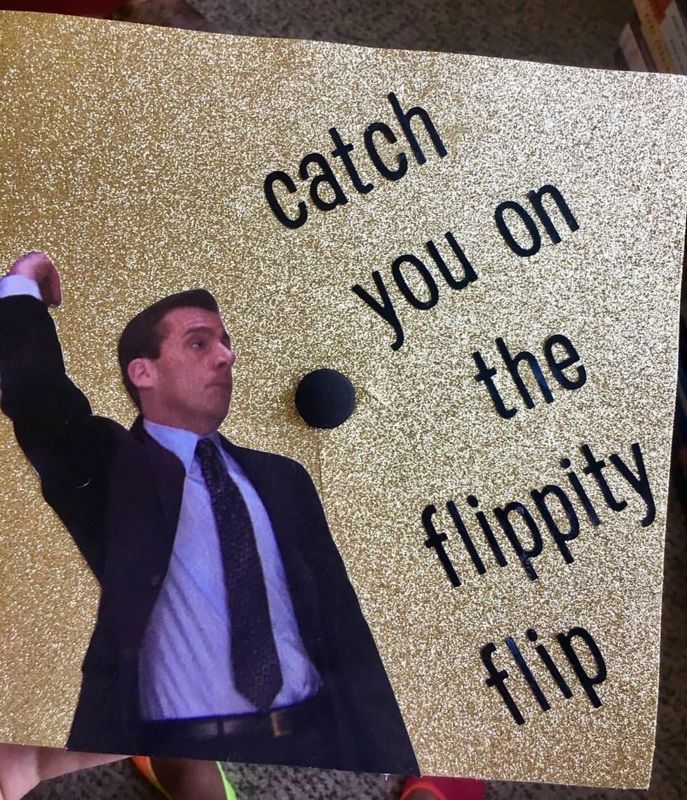 12 Graduation Cap Decorating Ideas For The Ultimate "The Office" Fan